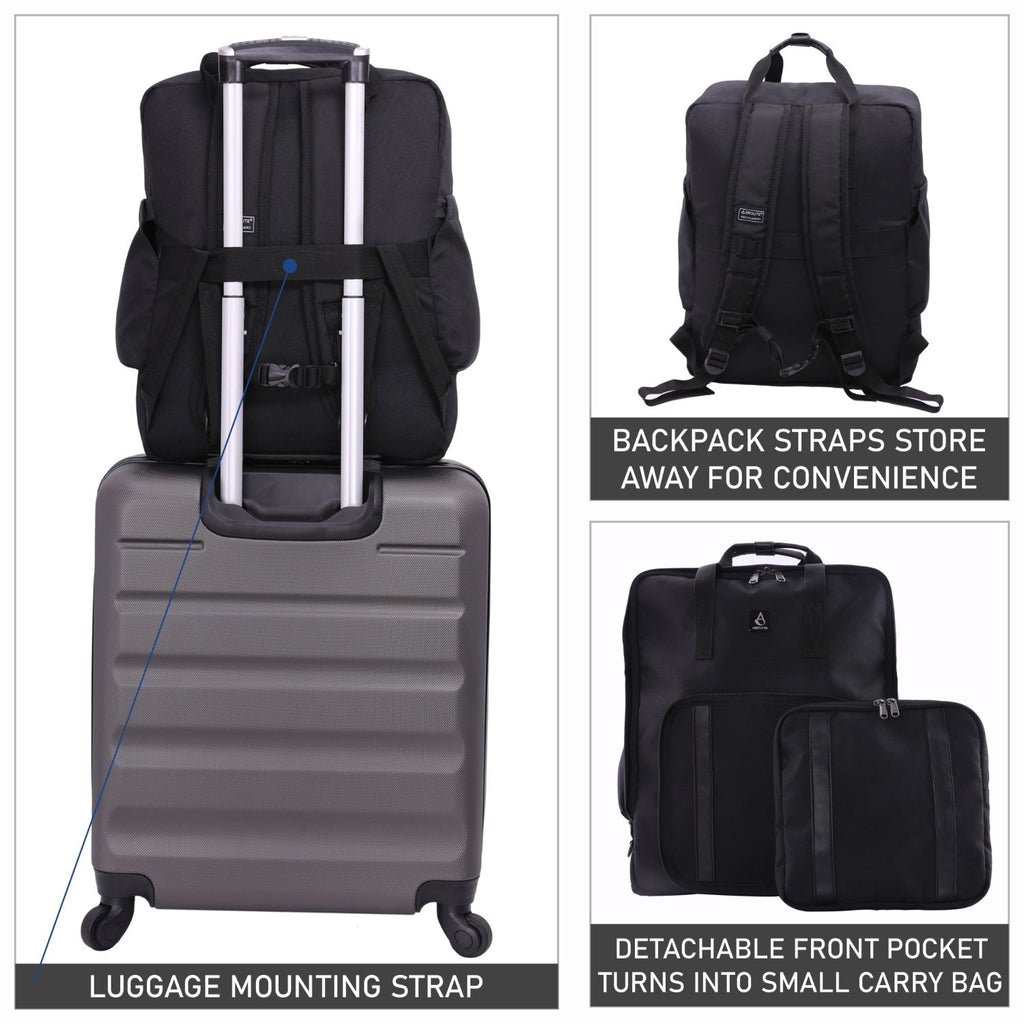 Aerolite 45x36x20 Easyjet Maximum Size Backpack With Removable Small C ...