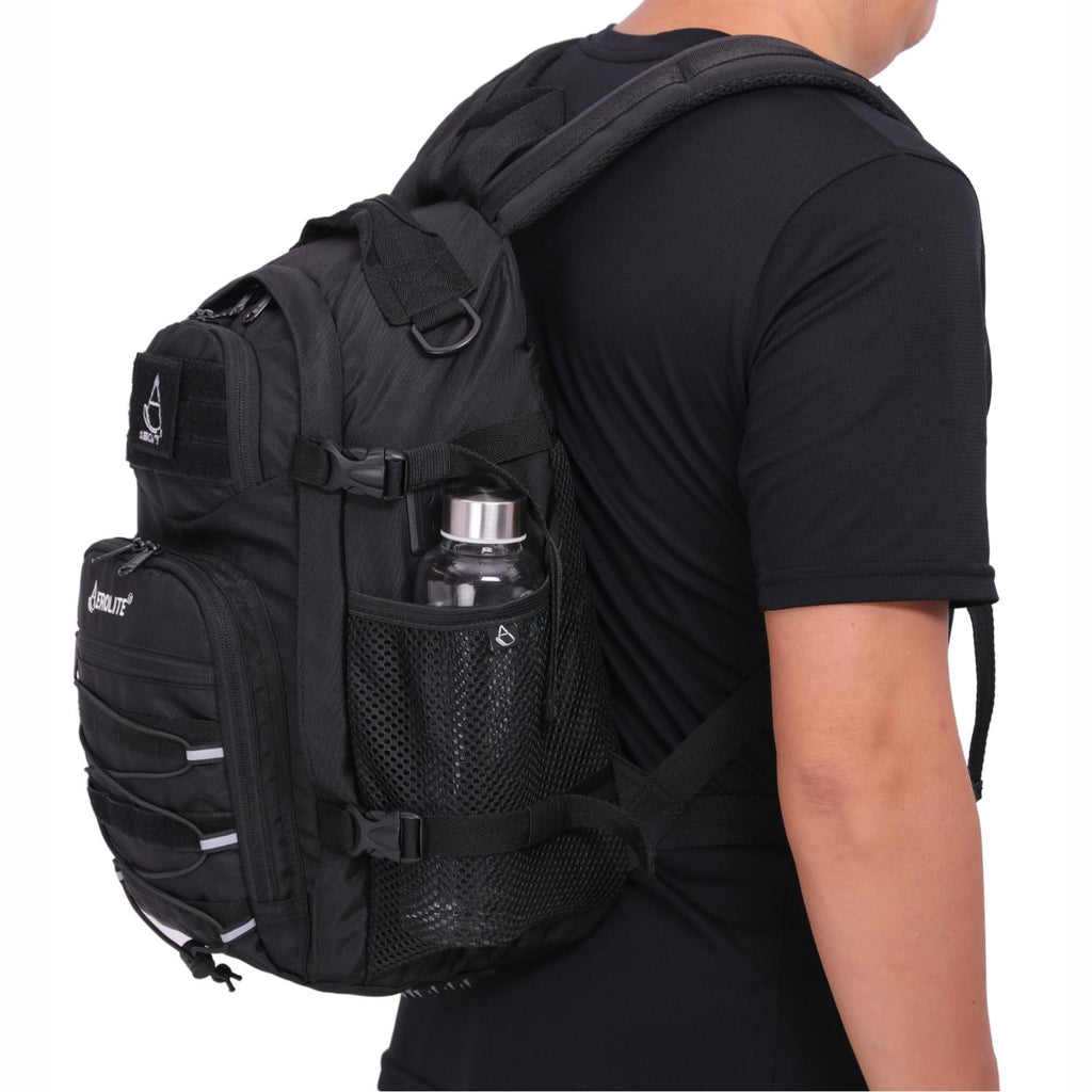 Aerolite 40x20x25 Ryanair Maximum Size Tactical Backpack Eco-Friendly ...