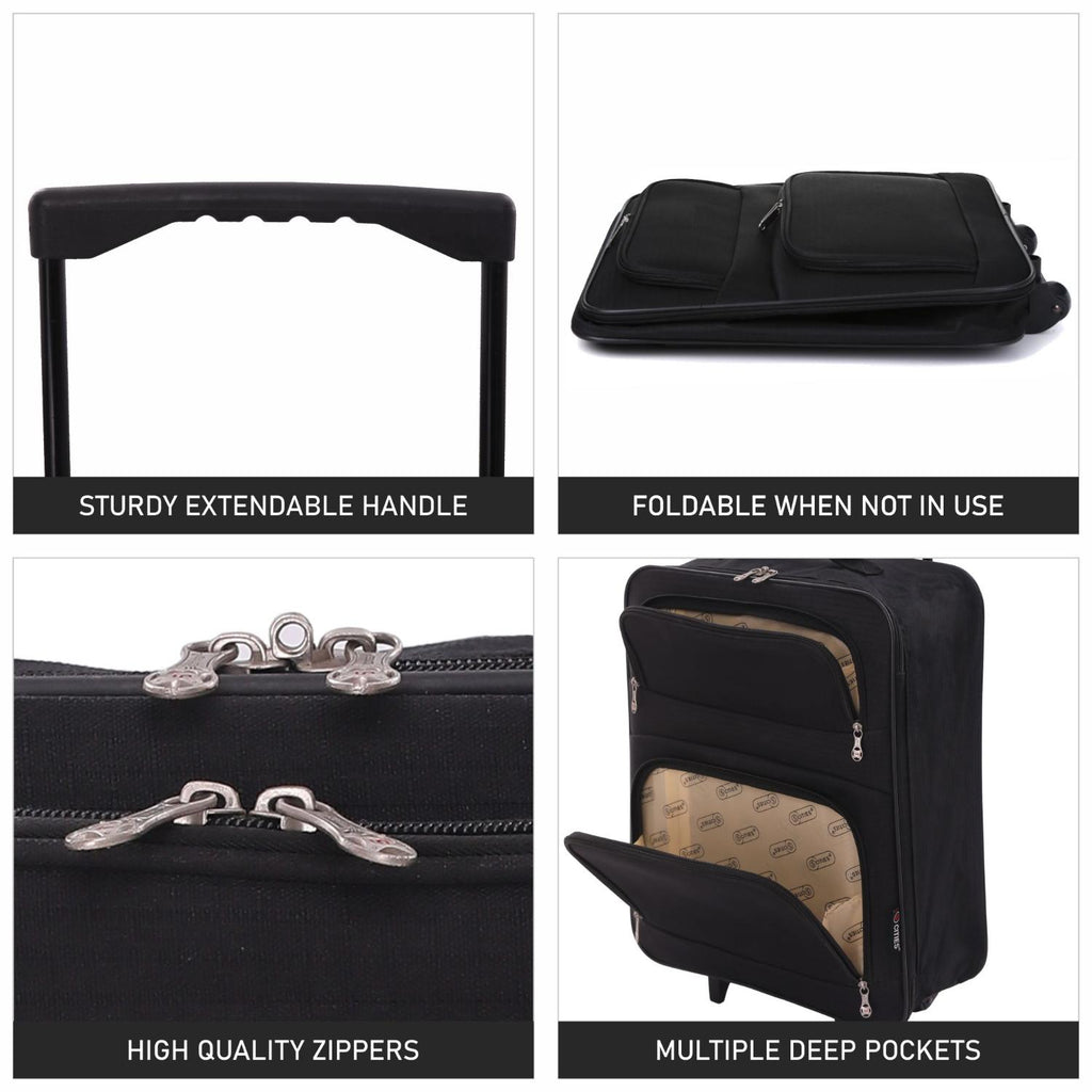 5 Cities Ryanair Priority Max (55x40x20cm) Lightweight Folding Cabin H ...