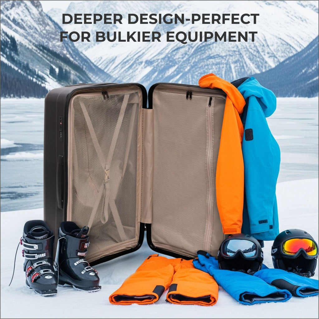 Aerolite Large 108L Premium Polypropylene Hard Shell Check in Checked ...