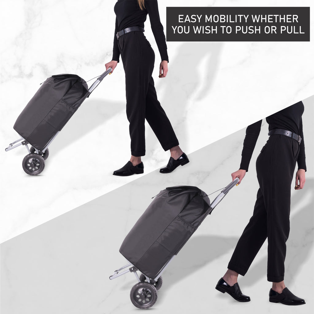 Hoppa 57Ltr Lightweight Shopping Trolley 2025 model, Hard Wearing & Fo ...