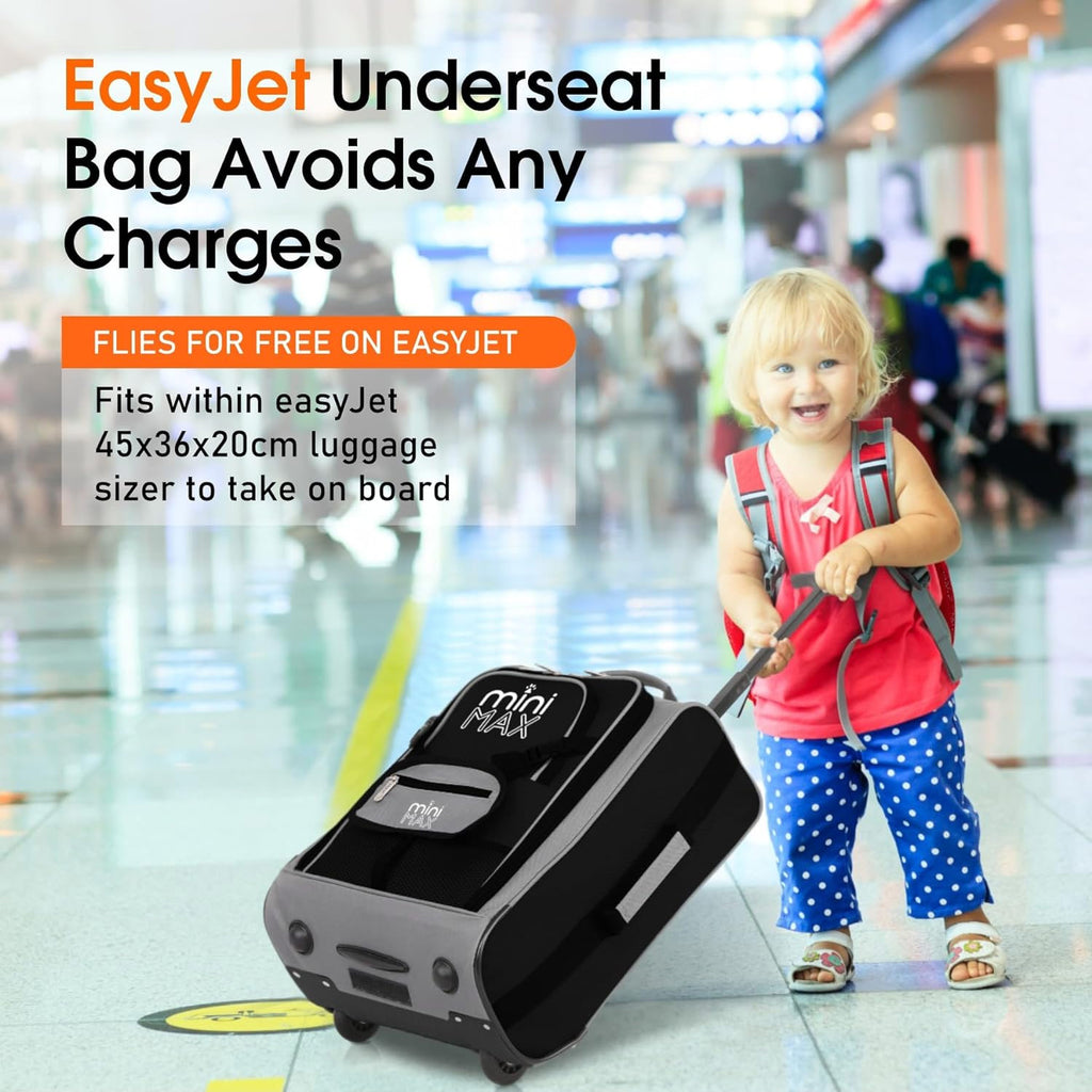 MiniMAX (45x36x20cm) easyJet Maximum Cabin Trolley/Carry On Suitcase w ...