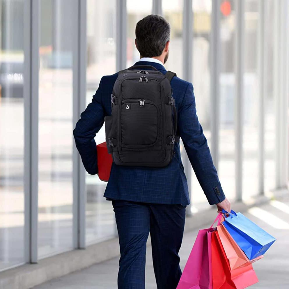 Aerolite (40x25x20cm) Ryanair Maximum Size 3 in 1 Cabin Luggage Approv ...