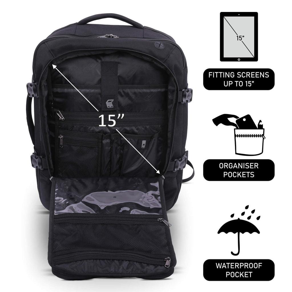 5 CITIES Easyjet Maximum Size (45x36x20cm) New and Improved 2025 Cabin ...