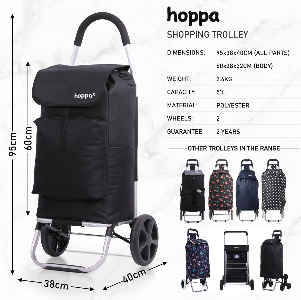 Hoppa Fully Insulated Lightweight 2025 Model 2 Wheeled Huge 51Litre Ca – Travel Luggage & Cabin Bags